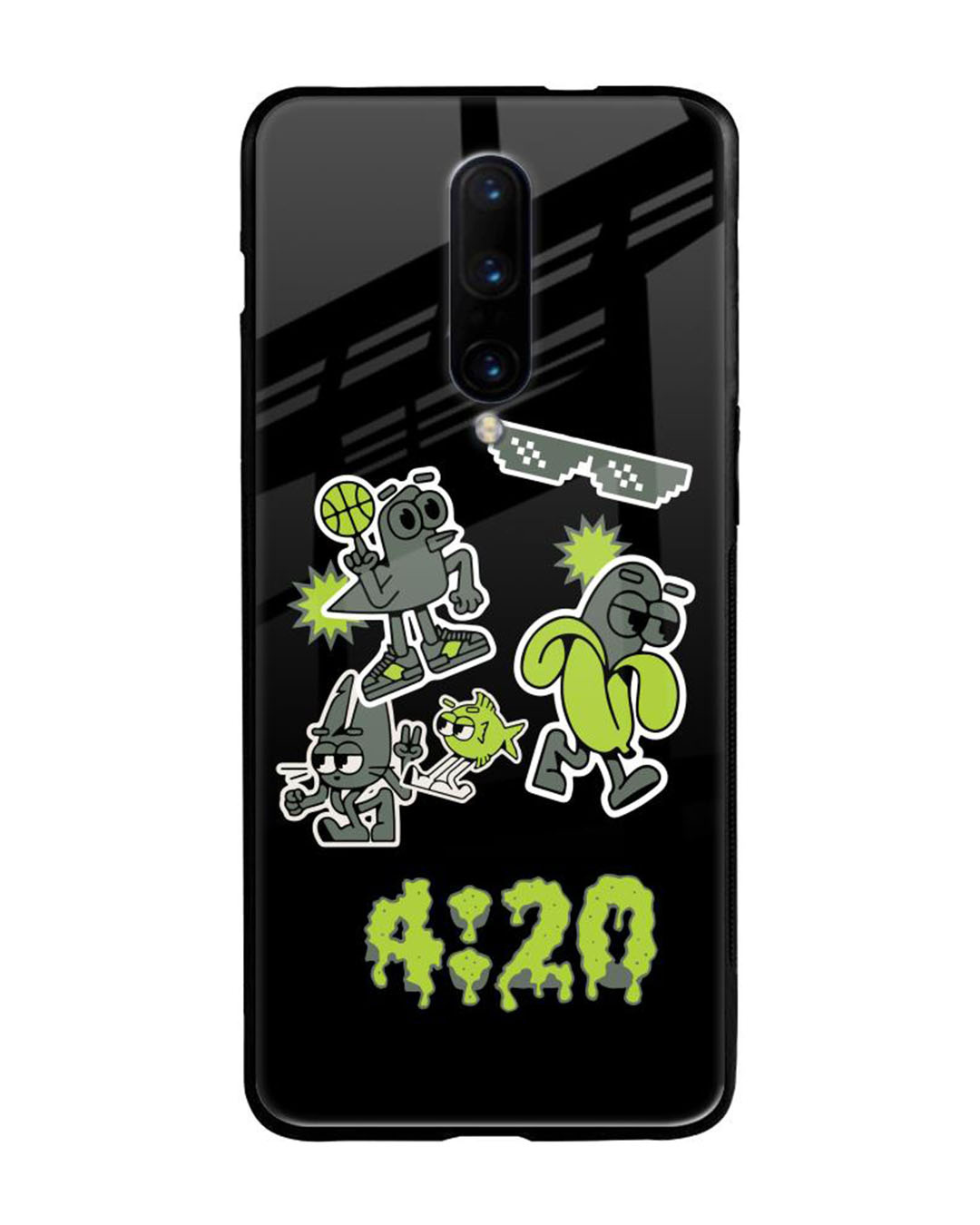 Buy 04:20 Sticker Pack Premium Glass Cover for OnePlus 7 Pro Online in ...