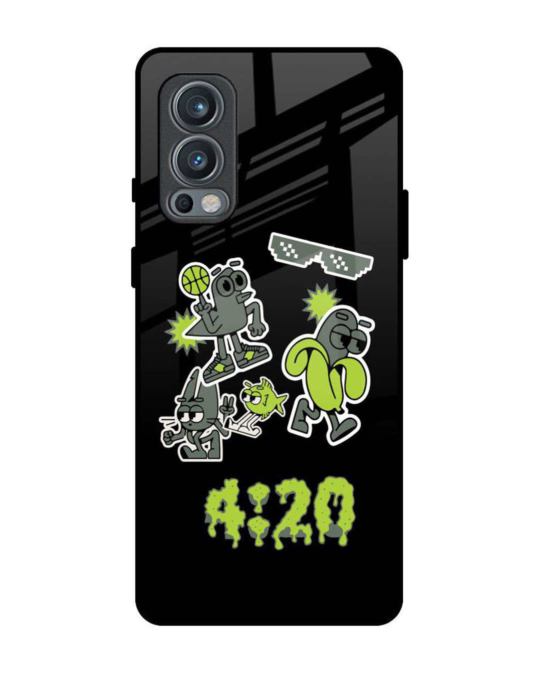 Buy 04:20 Sticker Pack Premium Glass Cover for OnePlus Nord 2 Online in ...