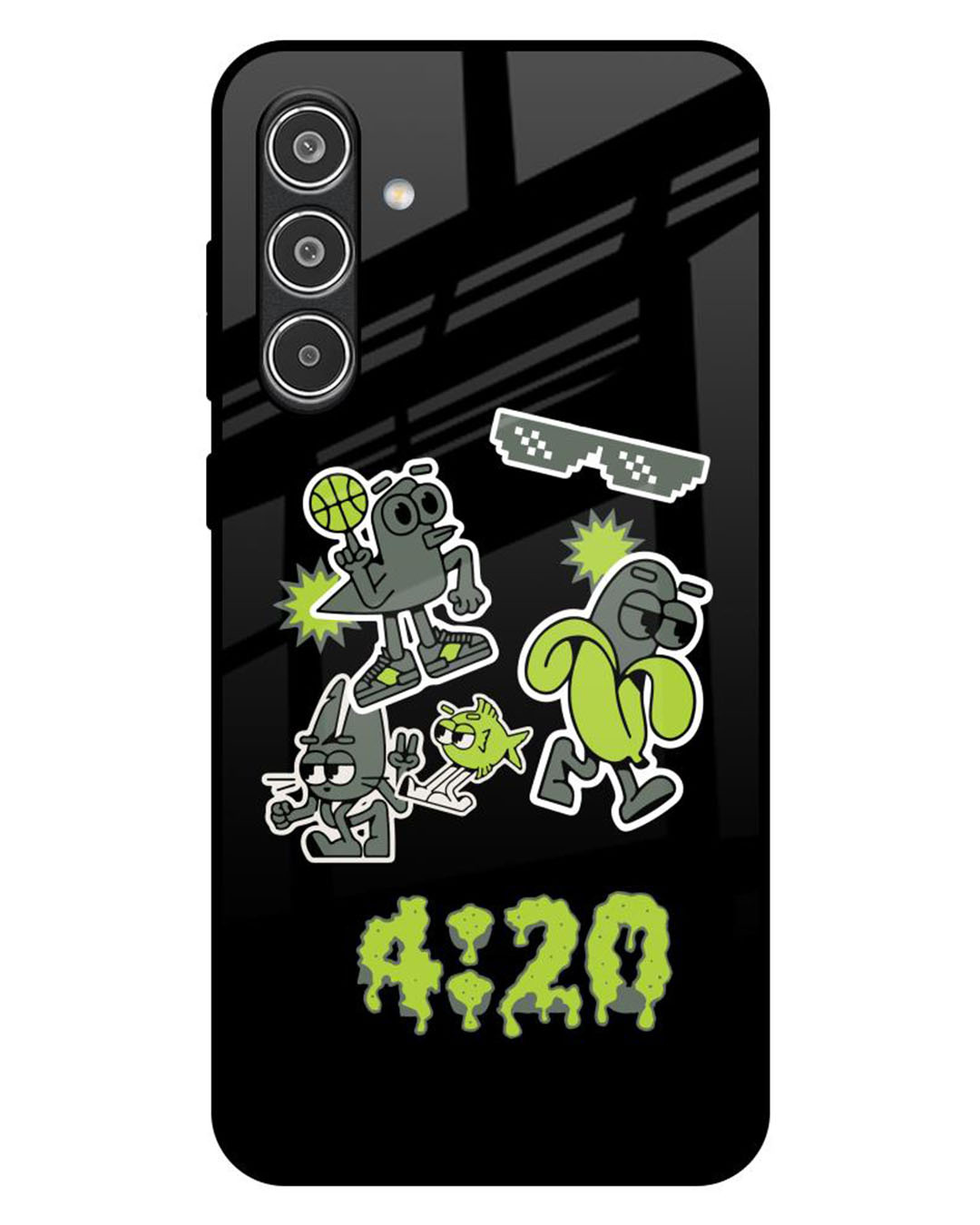 Buy 04:20 Sticker Pack Premium Glass Cover for Samsung Galaxy A56 5G ...