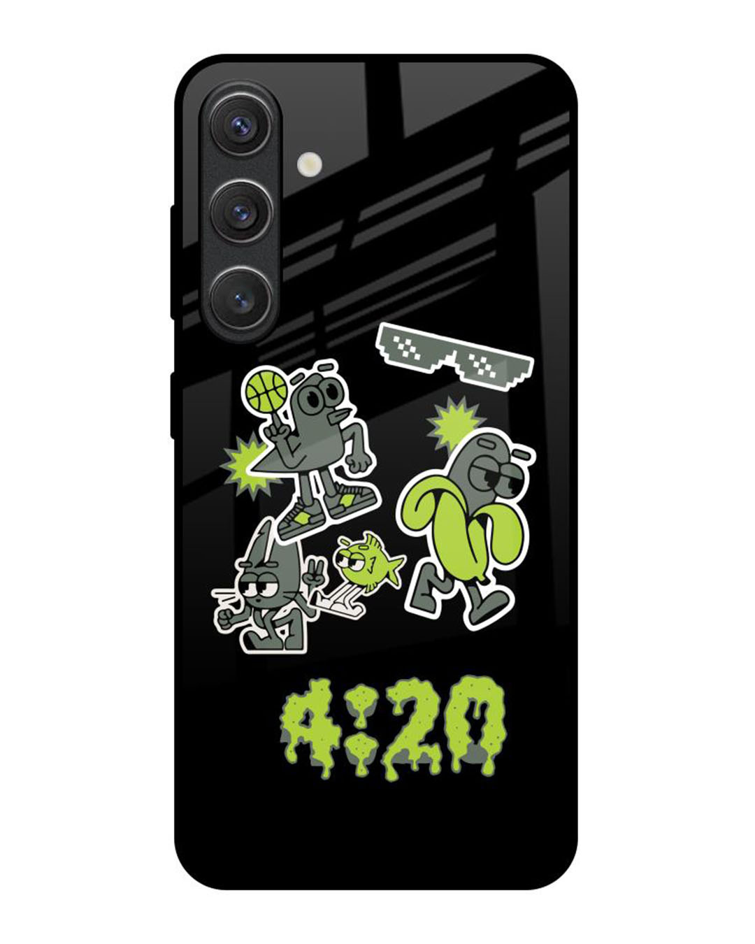 Buy 04:20 Sticker Pack Premium Glass Cover for Samsung Galaxy S25 5G ...