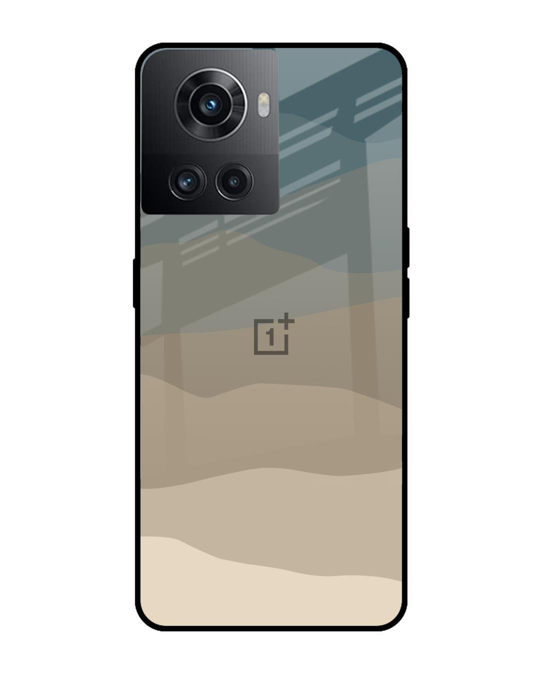 Buy Abstract Mountain Pattern Premium Glass Case for OnePlus 10R 5G (Shock Proof, Scratch ...