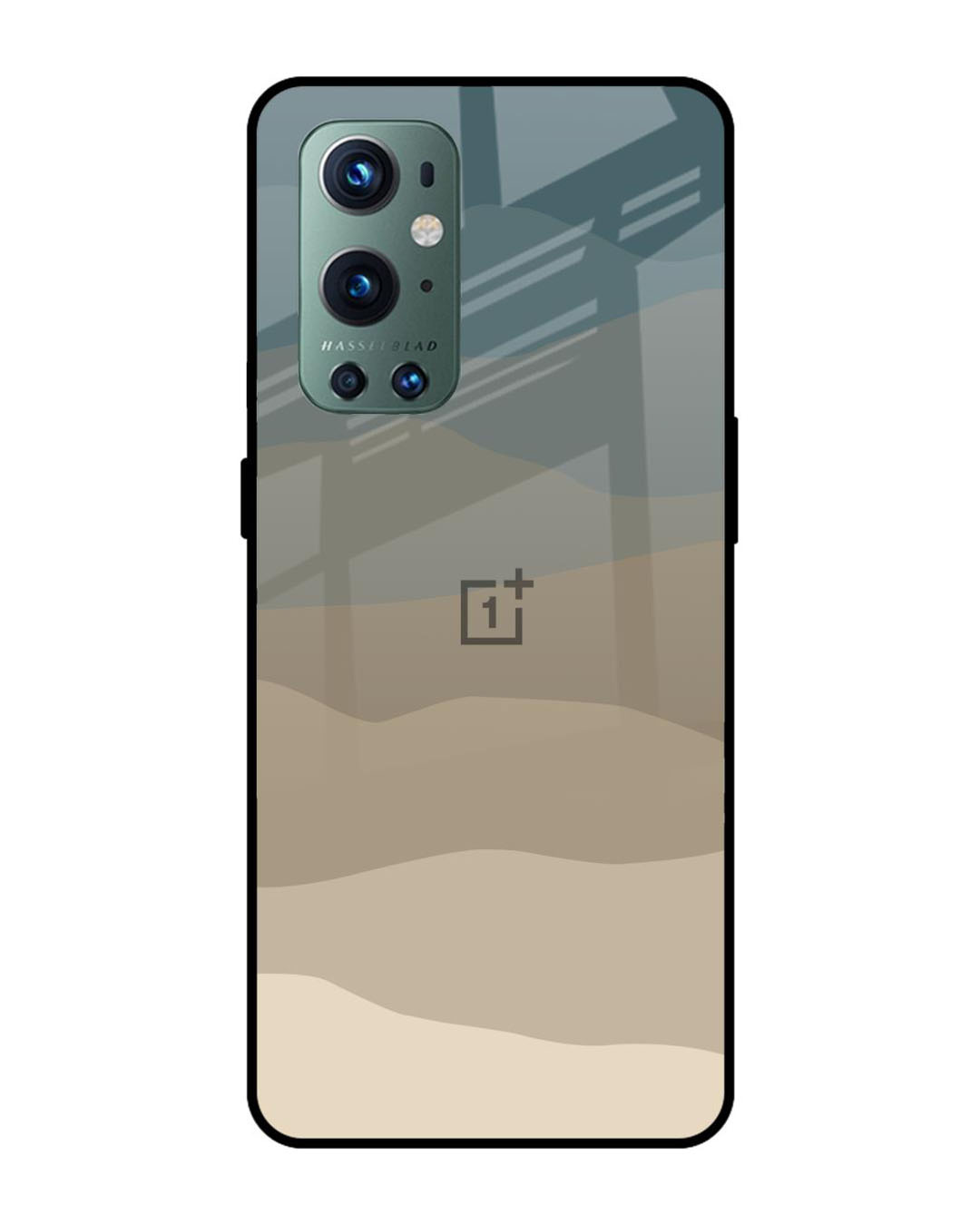 Buy Abstract Mountain Pattern Premium Glass Case for OnePlus 9 Pro (Shock Proof, Scratch ...