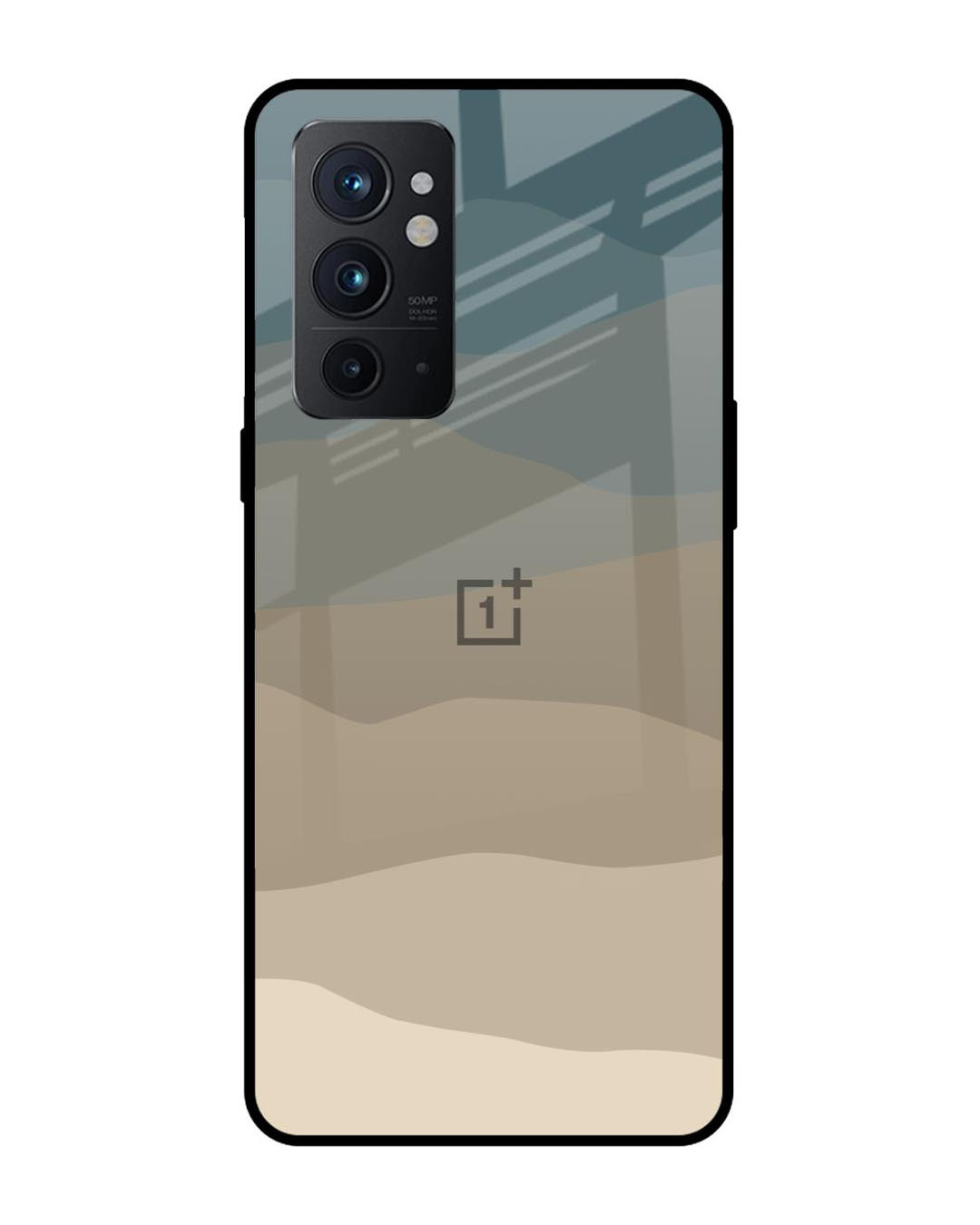 Buy Abstract Mountain Pattern Premium Glass Case for OnePlus 9RT (Shock Proof, Scratch Resistant ...