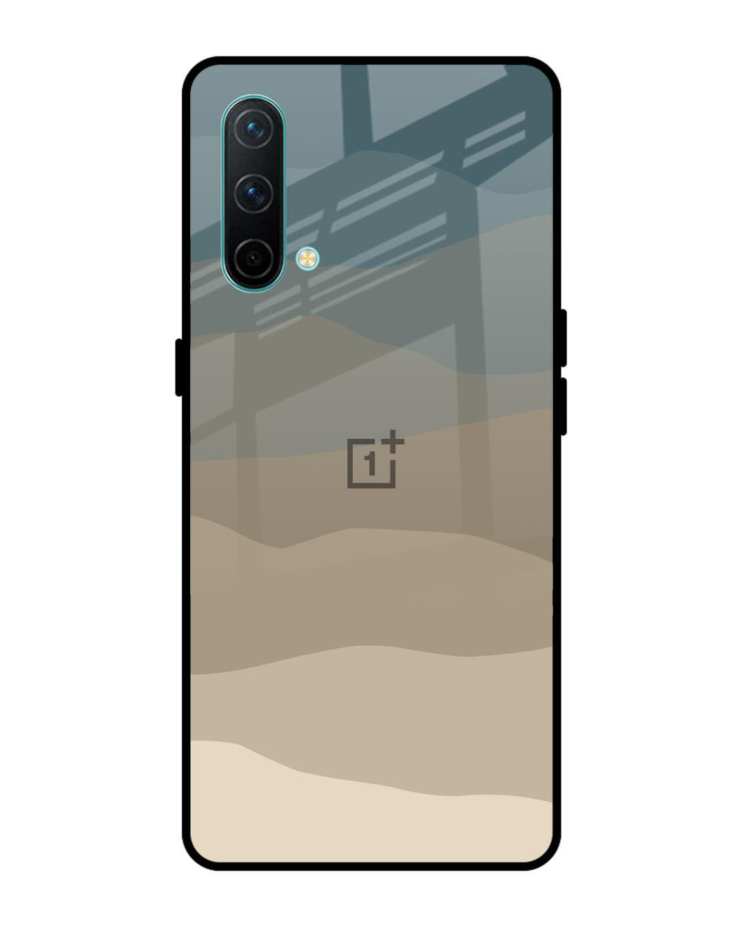 Buy Abstract Mountain Pattern Premium Glass Case for OnePlus Nord CE ...