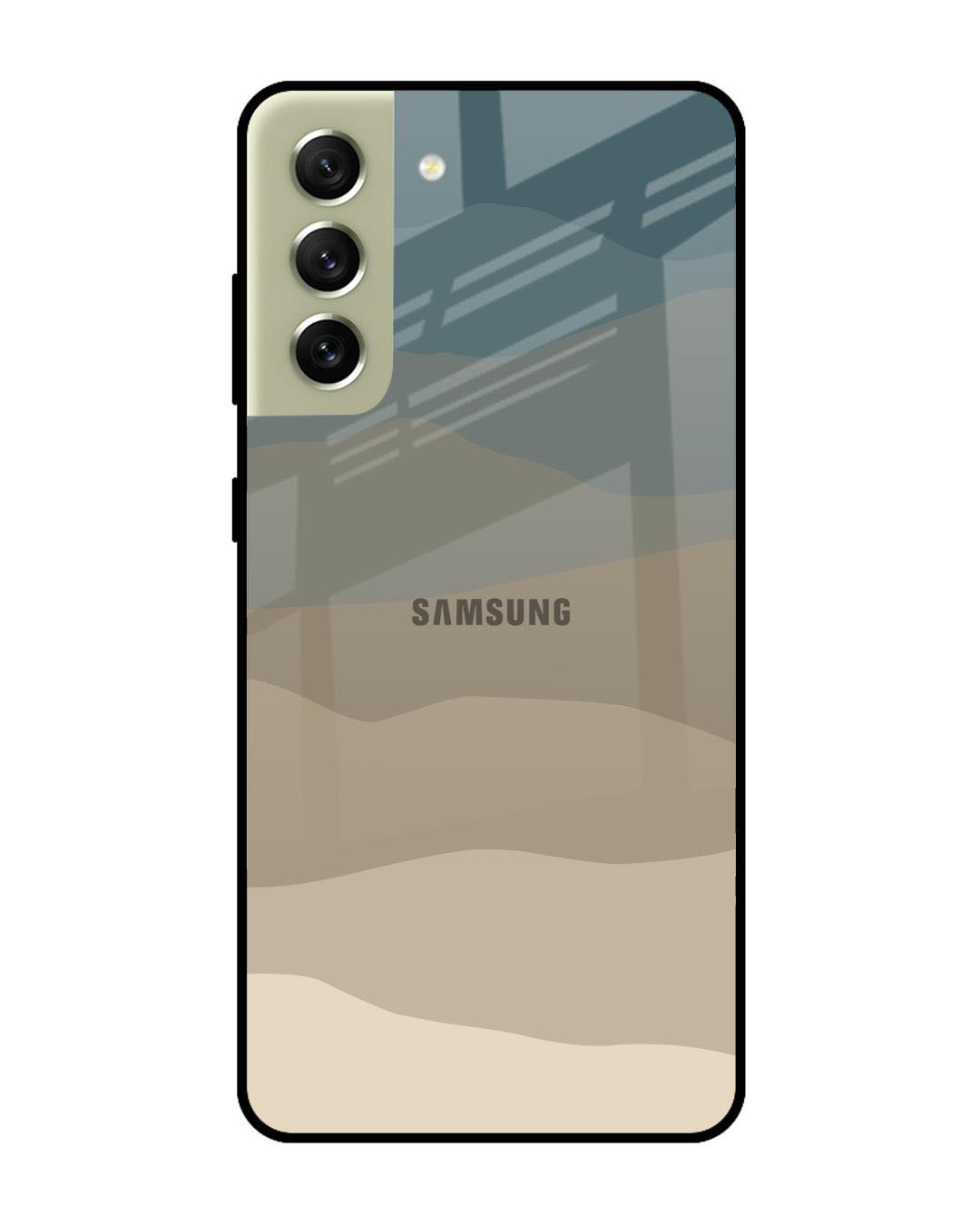 Buy Abstract Mountain Pattern Premium Glass Case for Samsung Galaxy S21 ...