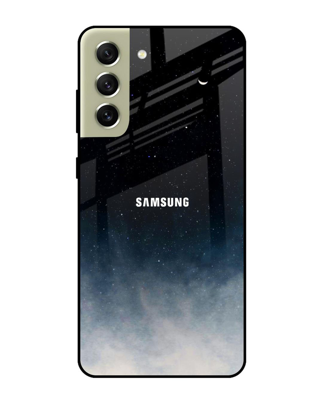 Buy Aesthetic Sky Premium Glass Case for Samsung Galaxy S21 FE 5G(Shock ...