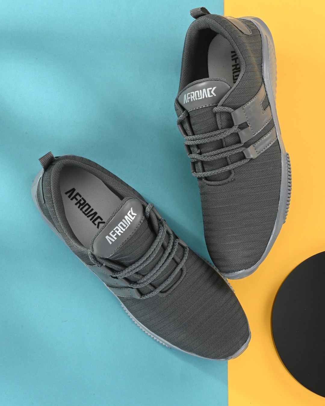 Buy Afrojack Men's Grey Sneakers Online in India at Bewakoof
