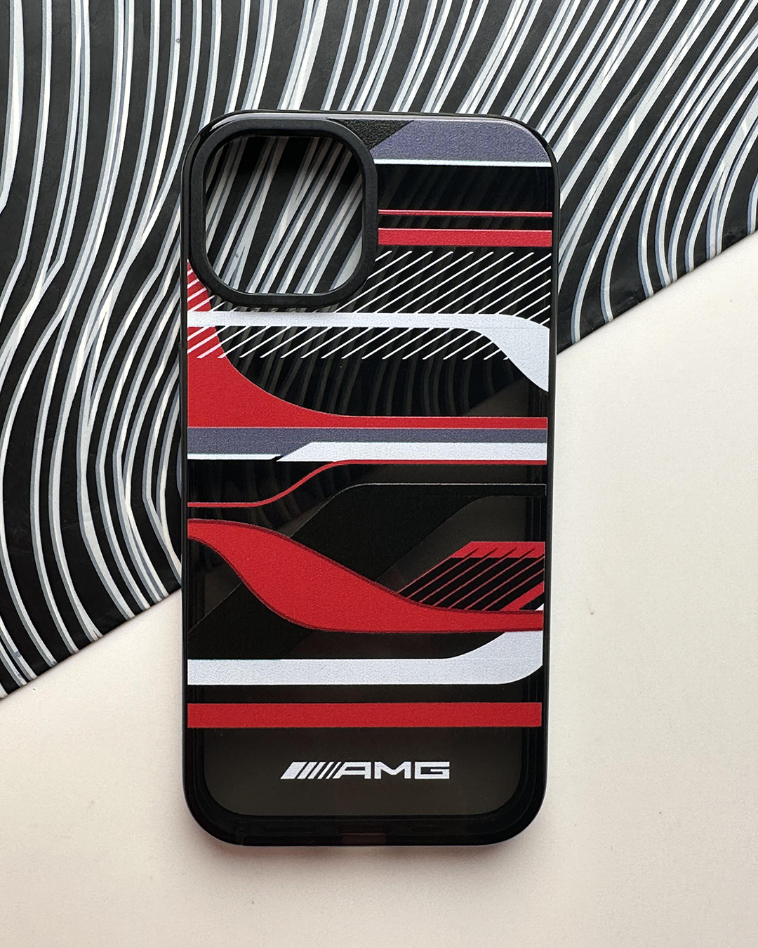 Buy AMG Red Ash Bumper Case For Apple iPhone 12 Online in India at Bewakoof