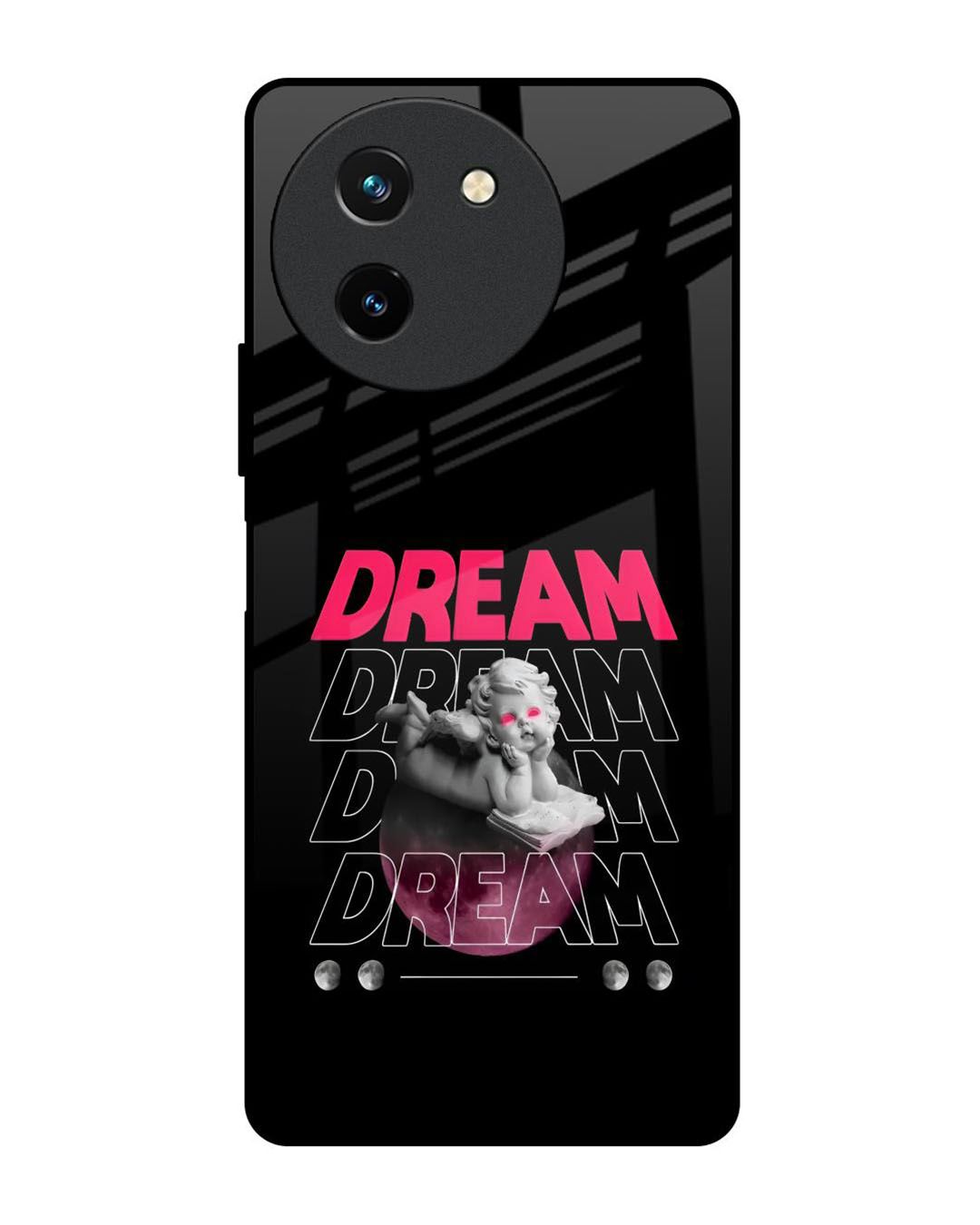 Buy Angel Dream Premium Glass Case for Vivo T3X 5G(Shock Proof, Scratch ...