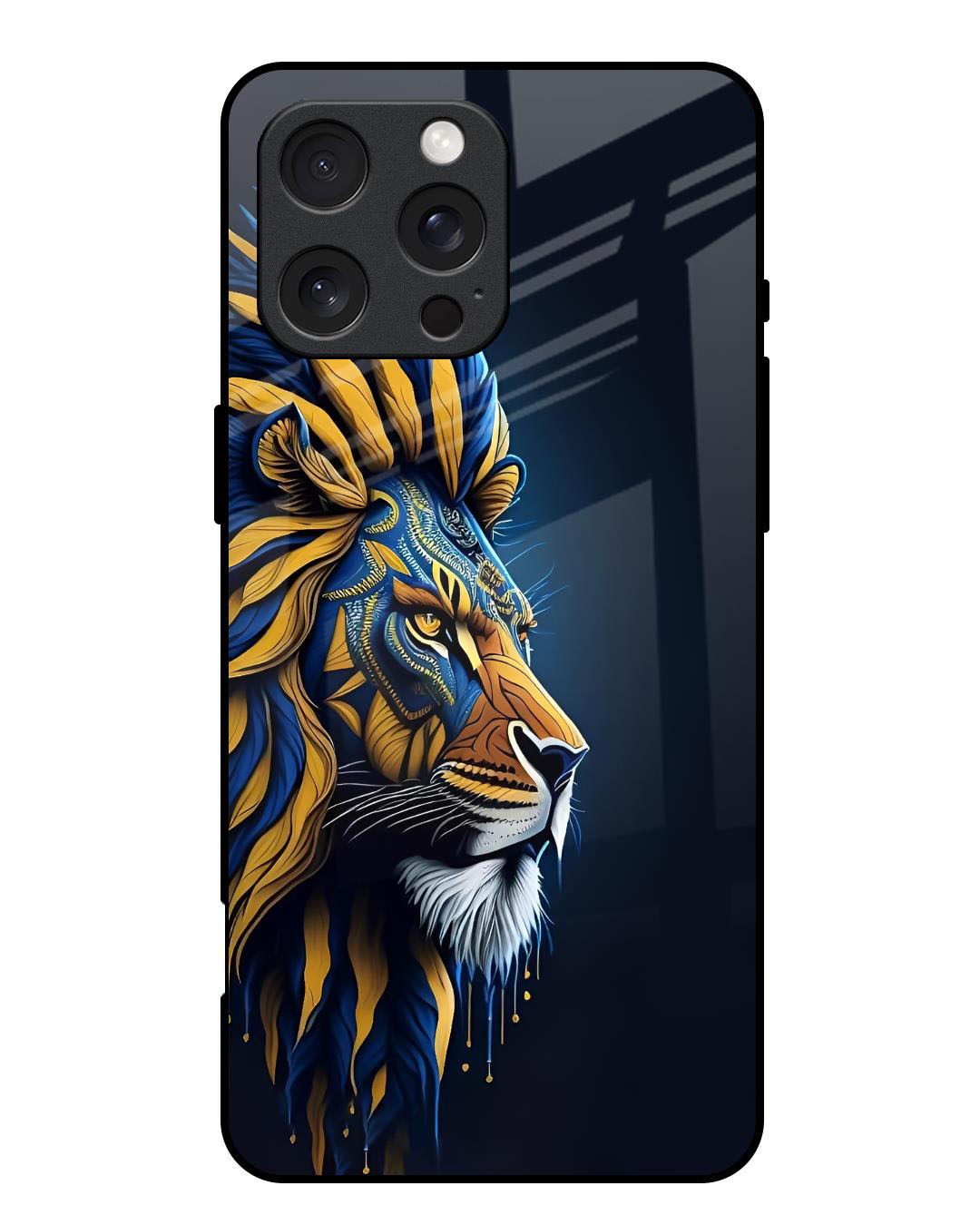 Buy Animated Lion Premium Glass Cover for Apple iPhone 16 Pro Max ...