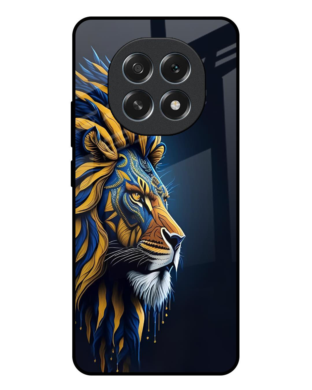 Buy Animated Lion Premium Glass Cover for Oppo F29 Pro 5G(Shock Proof ...