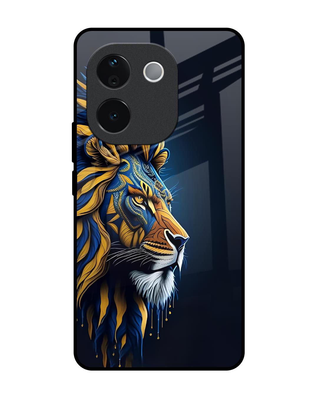 Buy Animated Lion Premium Glass Cover for Vivo T3 Pro 5G Online in ...
