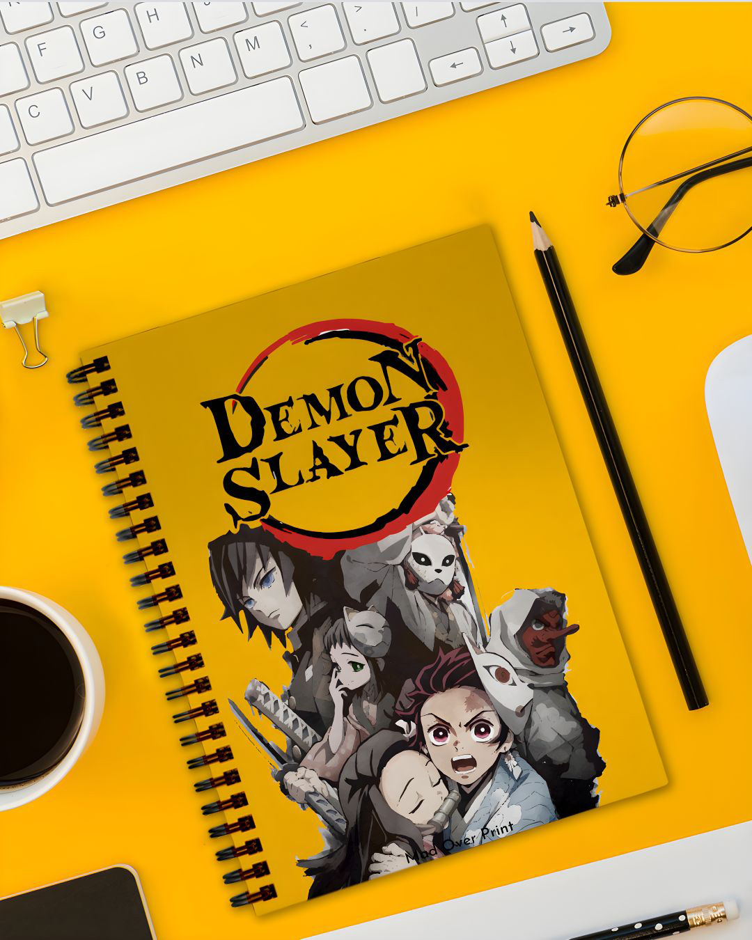 Buy Anime Demon Slayer Characters Printed Notebook (A5 Size, 50 Pages ...