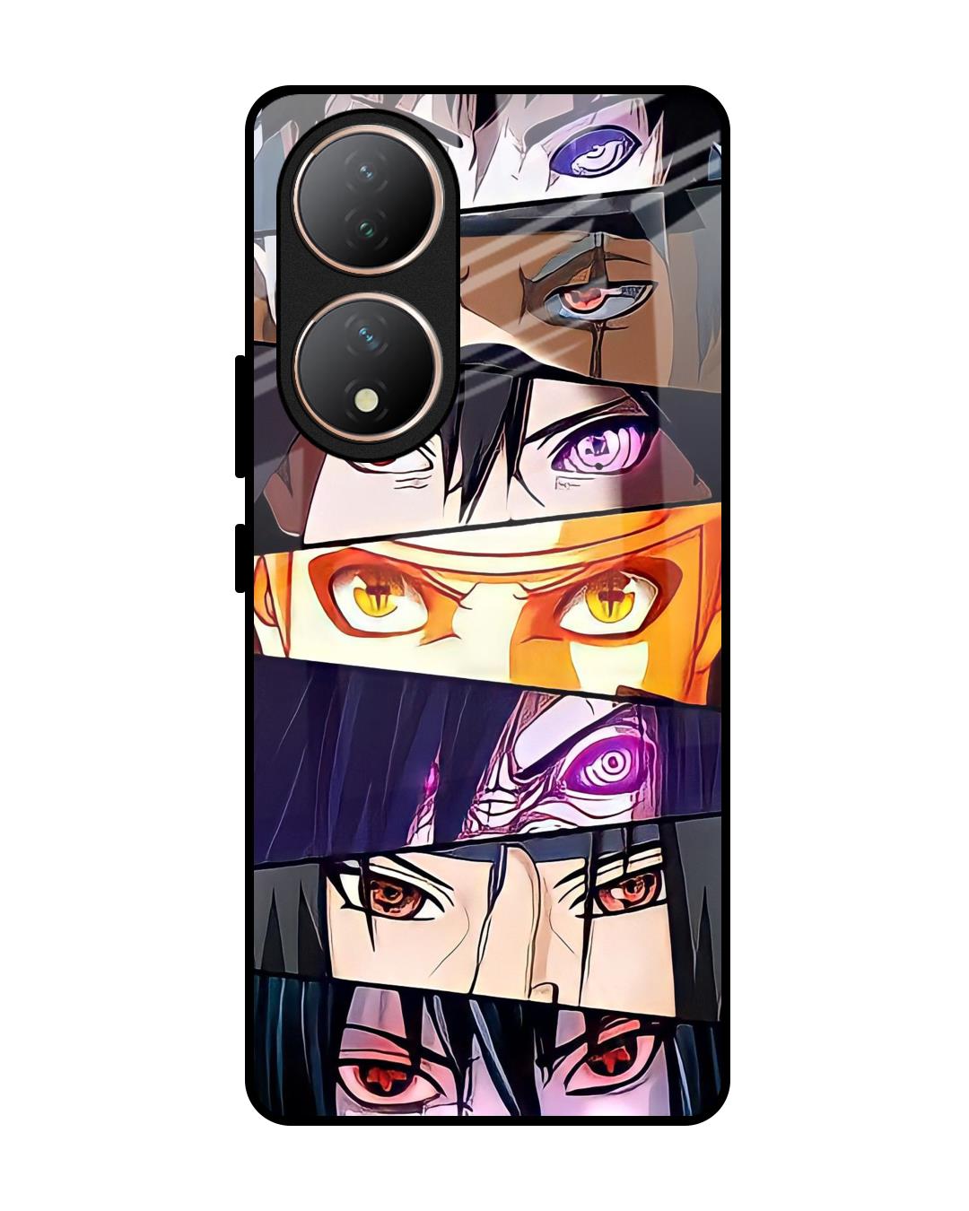 Buy Anime Eyes Premium Glass Case for Vivo Y100 (Shock Proof, Scratch ...