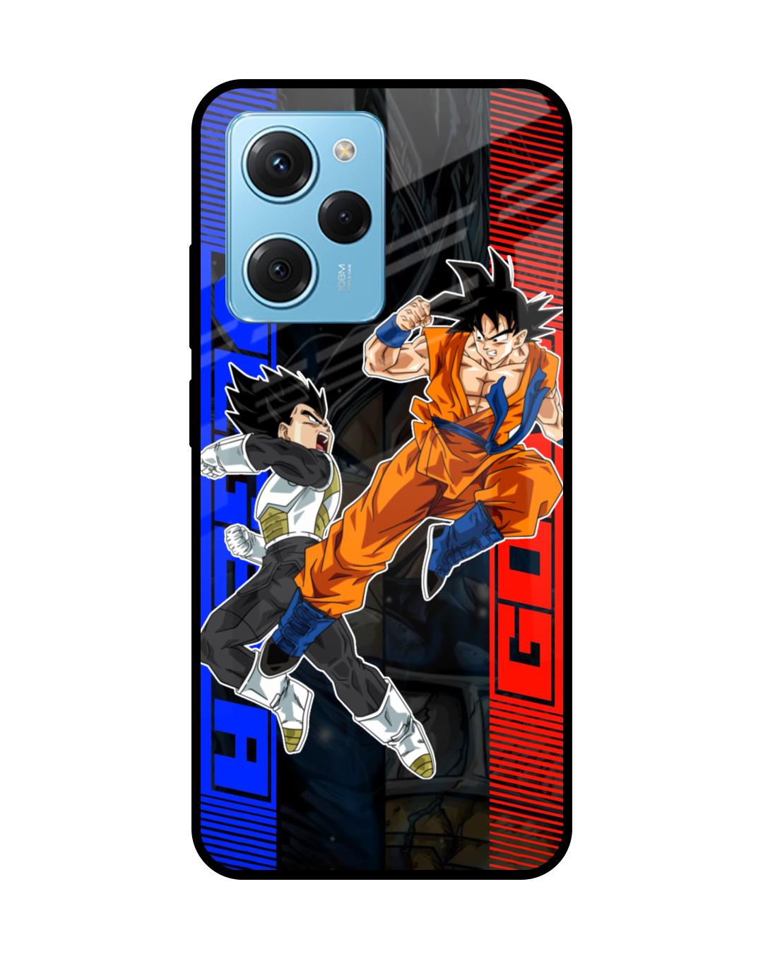 Buy Anime Fight Premium Glass Case for Poco X5 Pro 5G (Shock Proof ...