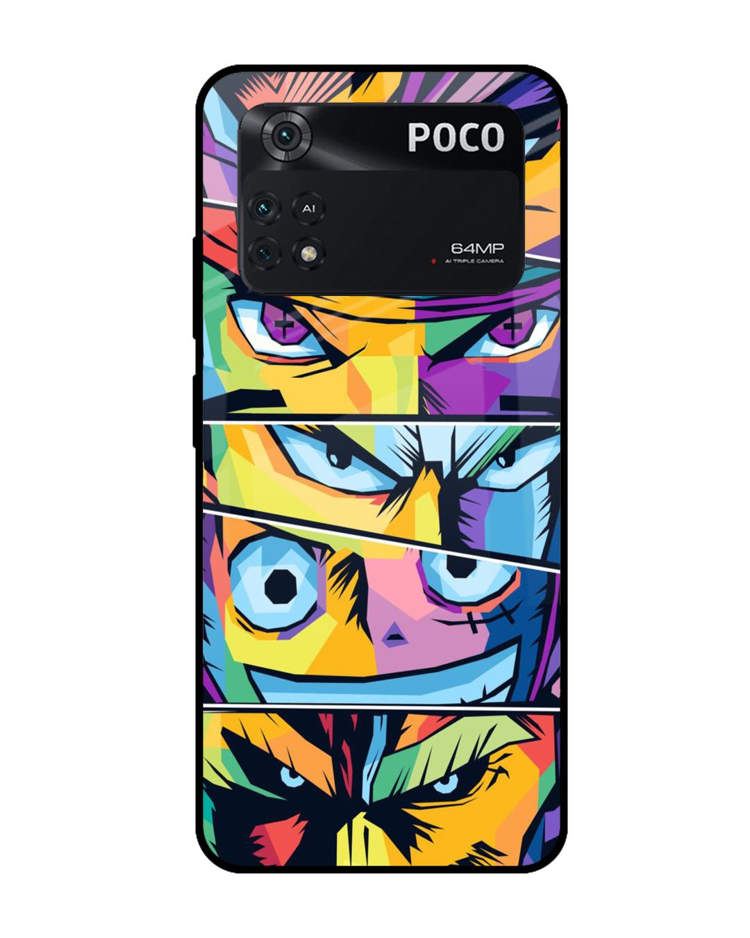 Buy Anime Legends Premium Glass Case for Poco M4 Pro(Shock Proof ...