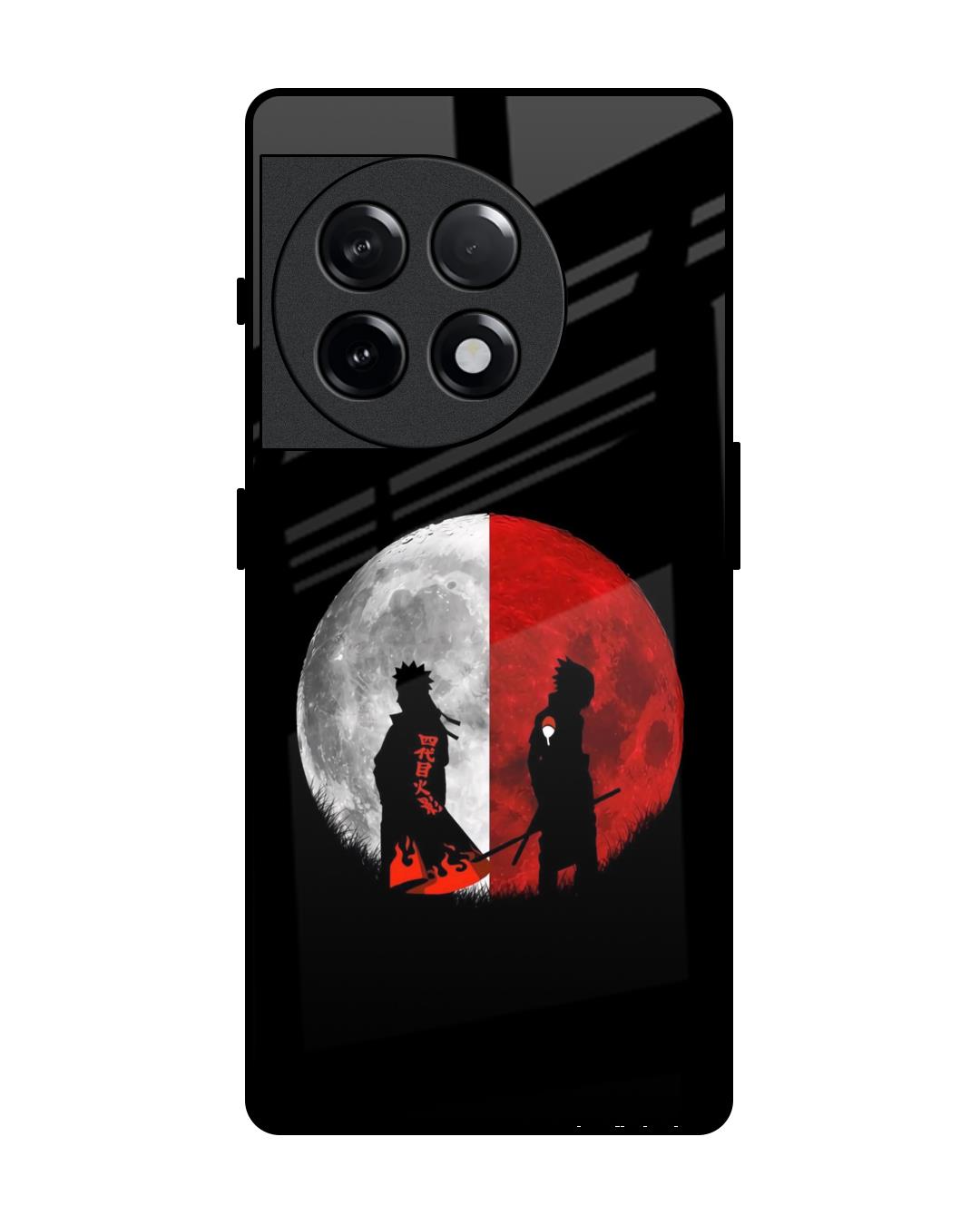 Buy Anime Red Moon Premium Glass Case for OnePlus 11R 5G (Shock Proof ...