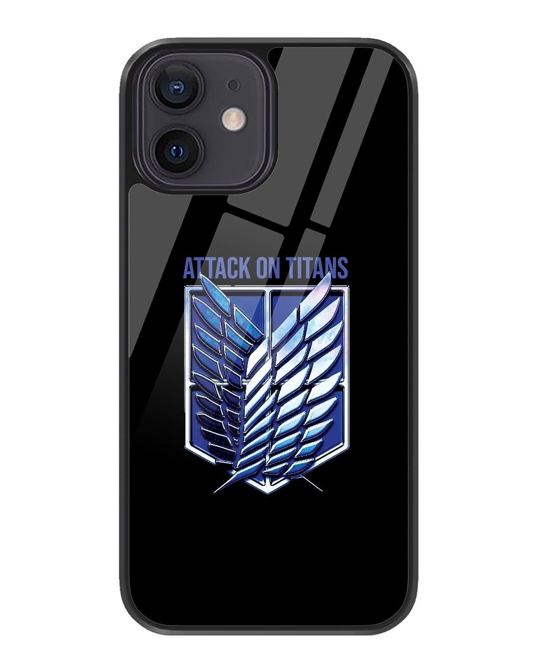 Buy AOT Symbol Premium Glass Cover for Apple iPhone 12 Online in India ...