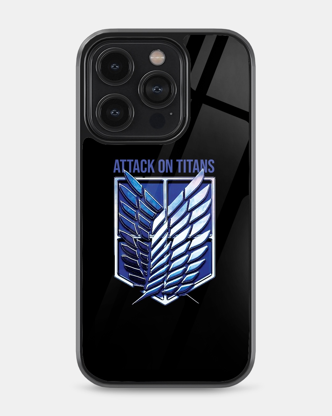 Buy Aot Symbol Premium Glass Cover for Apple iPhone 14 Pro Online in ...