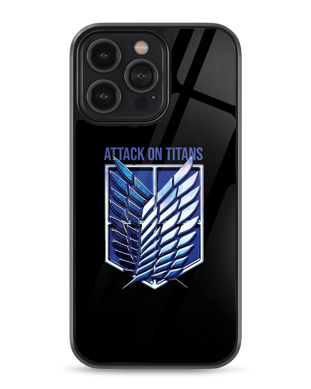 Buy Aot Symbol Premium Glass Cover for Apple iPhone 14 Pro Max Online ...