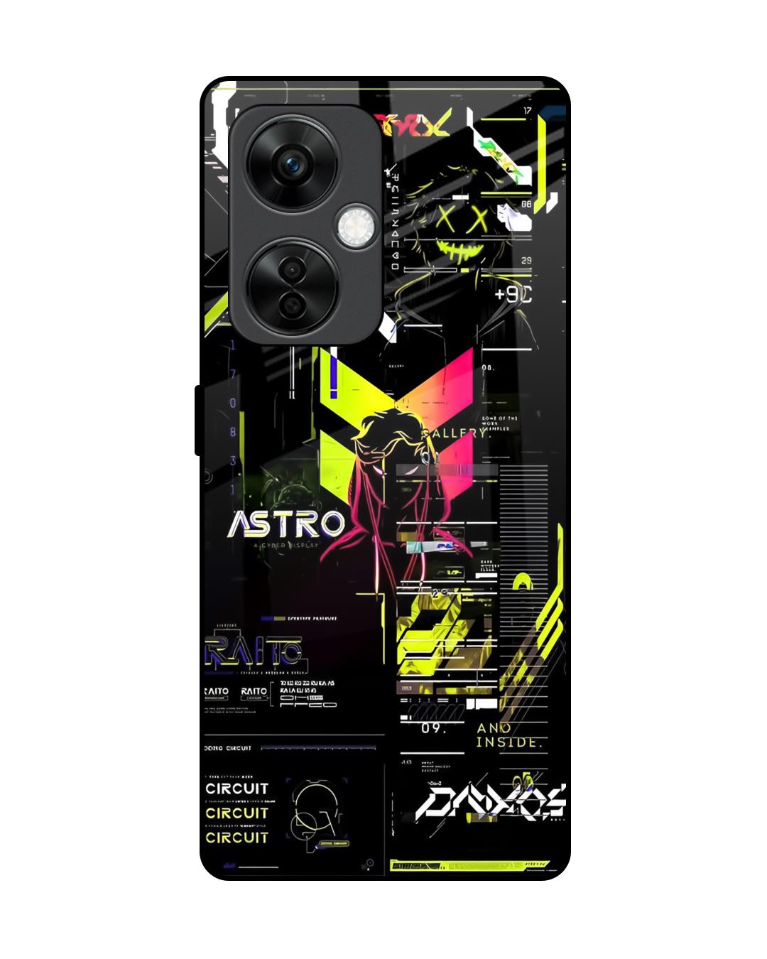 Buy Astro Glitch Premium Glass Case for OnePlus Nord CE 3 5G (Shock ...