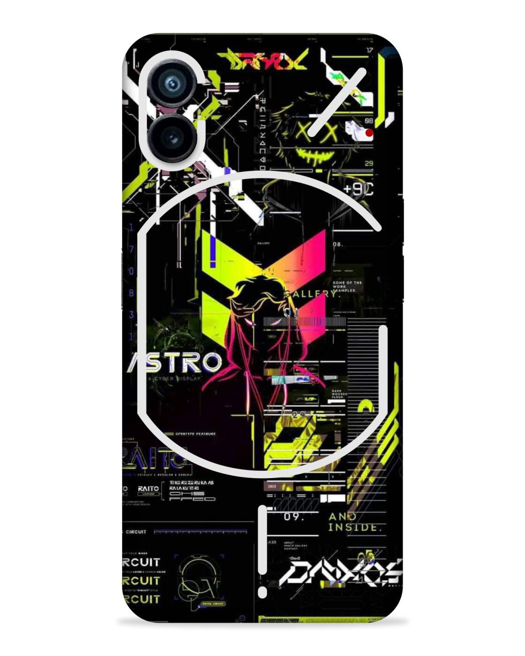 Buy Black Astro Abstract Printed Mobile Skin for Nothing Phone (1 ...