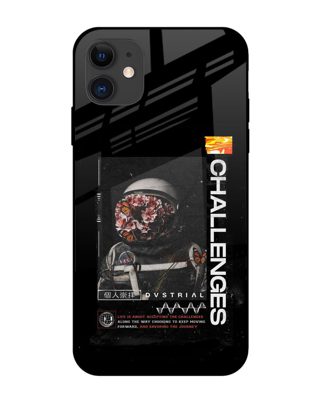 Buy Astronaut Challenge Premium Glass Case for Apple iPhone 12 (Shock ...