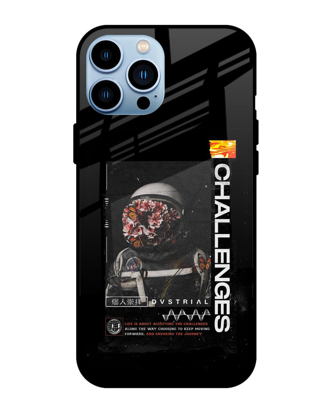 Buy Astronaut Challenge Premium Glass Case for Apple iPhone 13 Pro ...