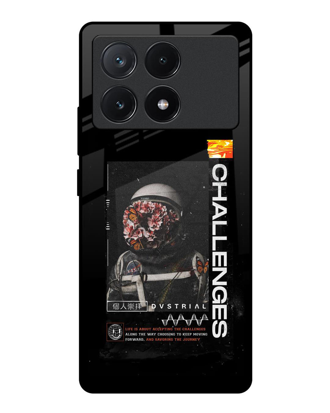 Buy Astronaut Challenge Premium Glass Case for Poco X6 Pro 5G(Shock ...