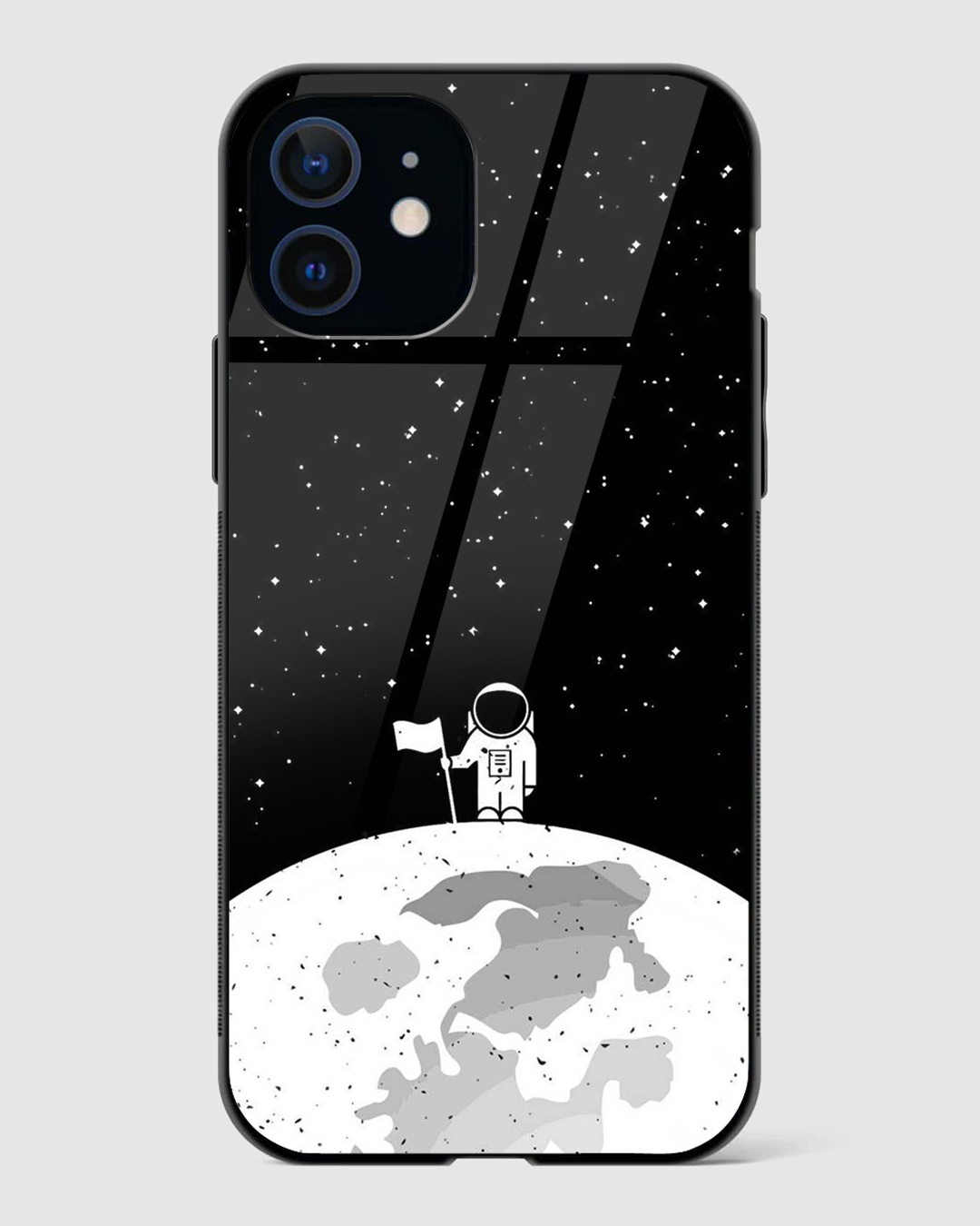 Buy Astronaut On Moon Premium Glass Case for Apple iPhone 12 Mini ...