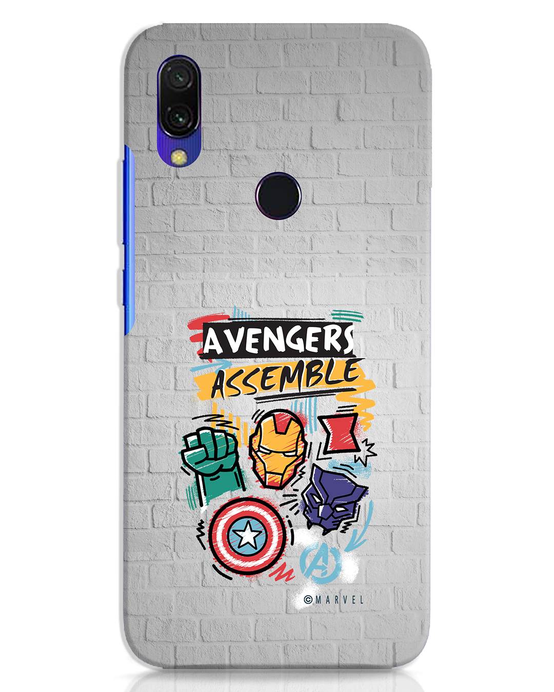 Buy Avengers Assemble Xiaomi Redmi 7 Mobile Cover (AVL) Online in India ...