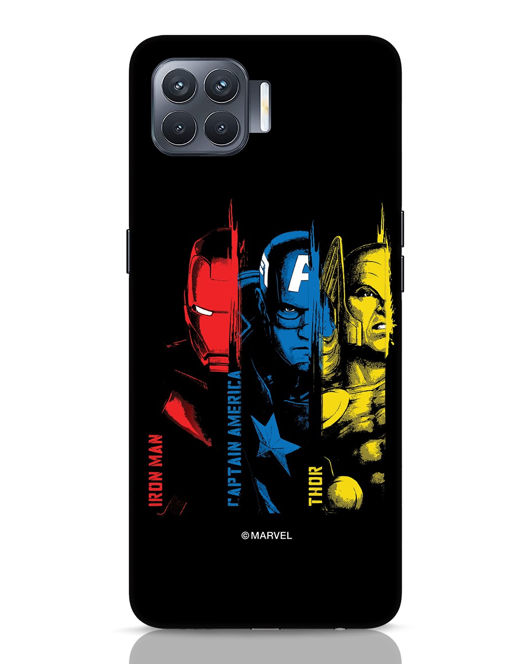 Buy Avengers Trio Oppo F17 Pro Mobile Cover (AVL) Online in India at ...