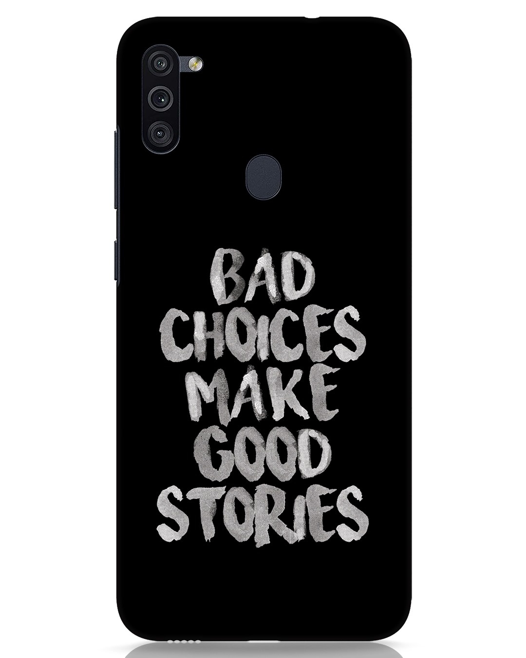 Buy Bad Choices Samsung Galaxy M11 Mobile Cover Online in India at Bewakoof