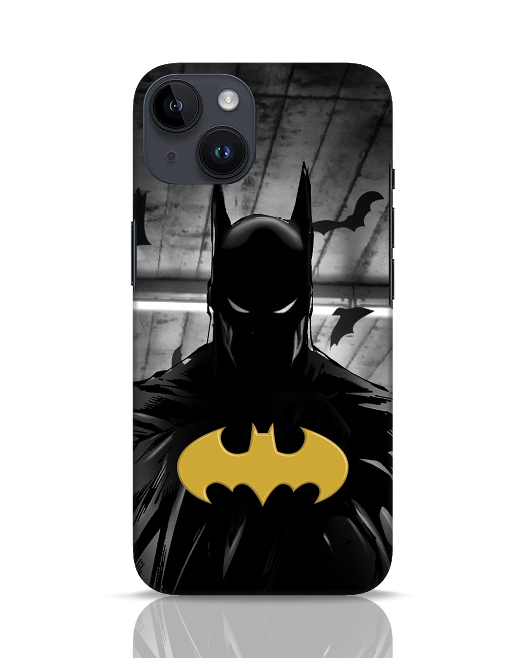 Buy Batman 3D Logo Designer Hard Cover for Apple iPhone 14 Online in ...