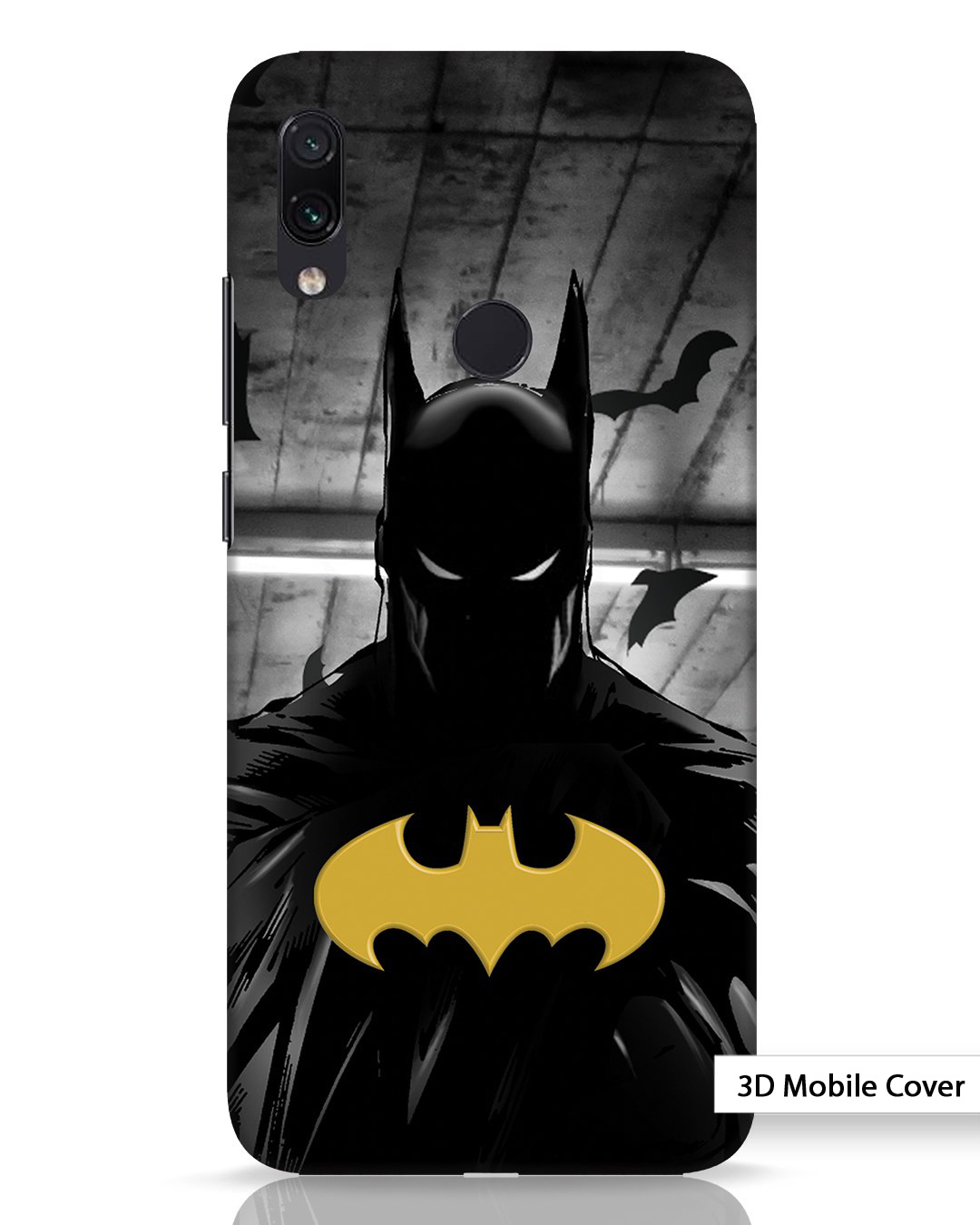 Buy Batman Logo Xiaomi Redmi Note 7 Pro 3D Mobile Cover Online in India ...