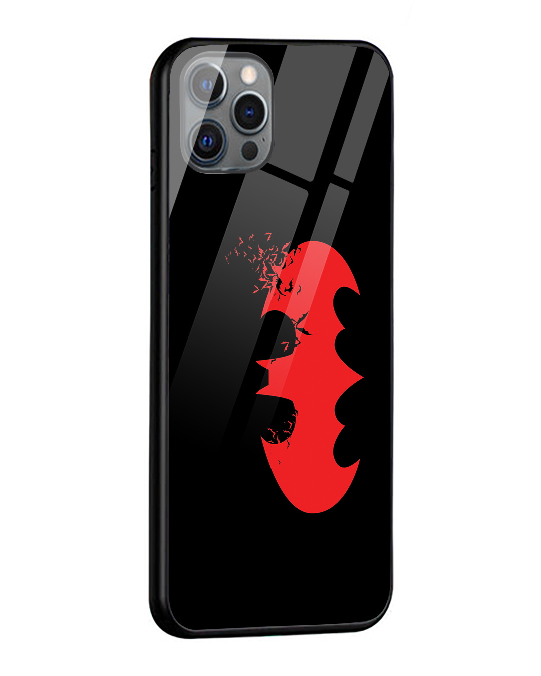 Buy Batman Flying Bats Premium Glass Cover for Apple iPhone 12 Pro Max ...