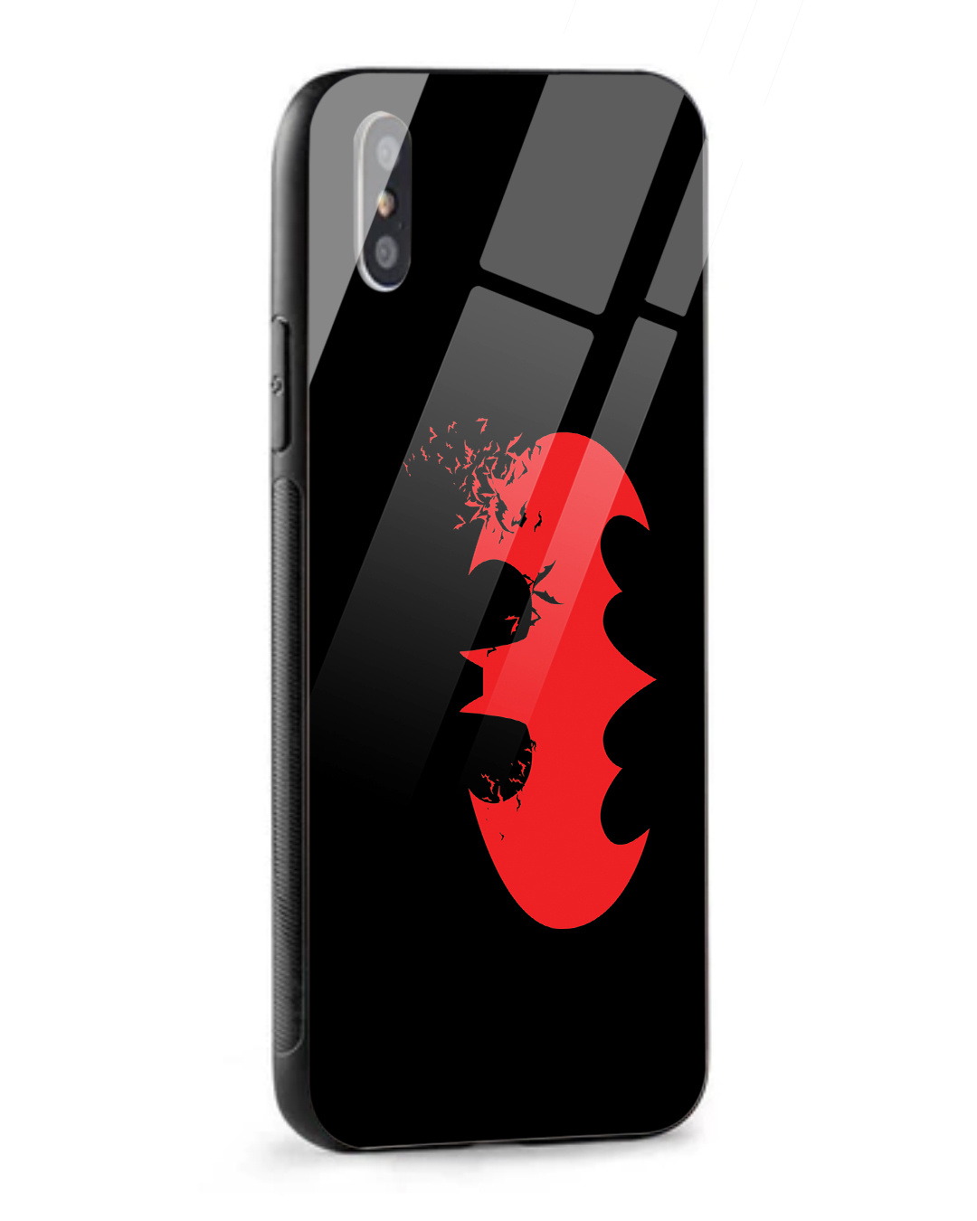 Buy Batman Flying Bats Premium Glass Cover for Apple iPhone XS Online ...