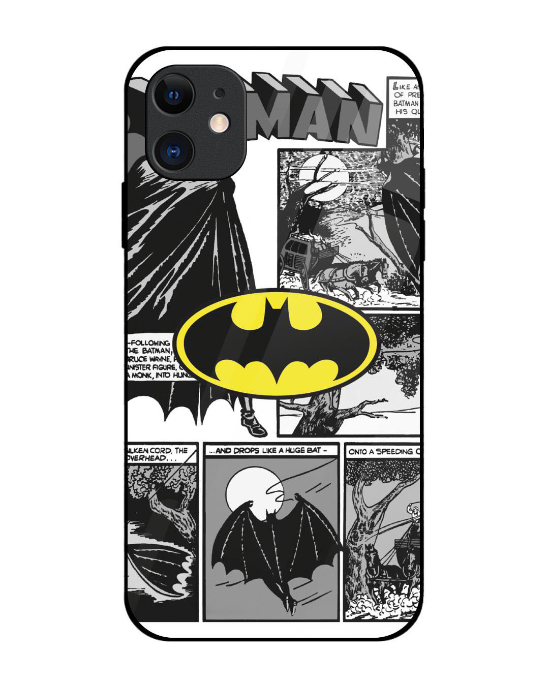 Buy Batman Hahaha Premium Glass Cover for Apple iPhone 12 Mini Online ...