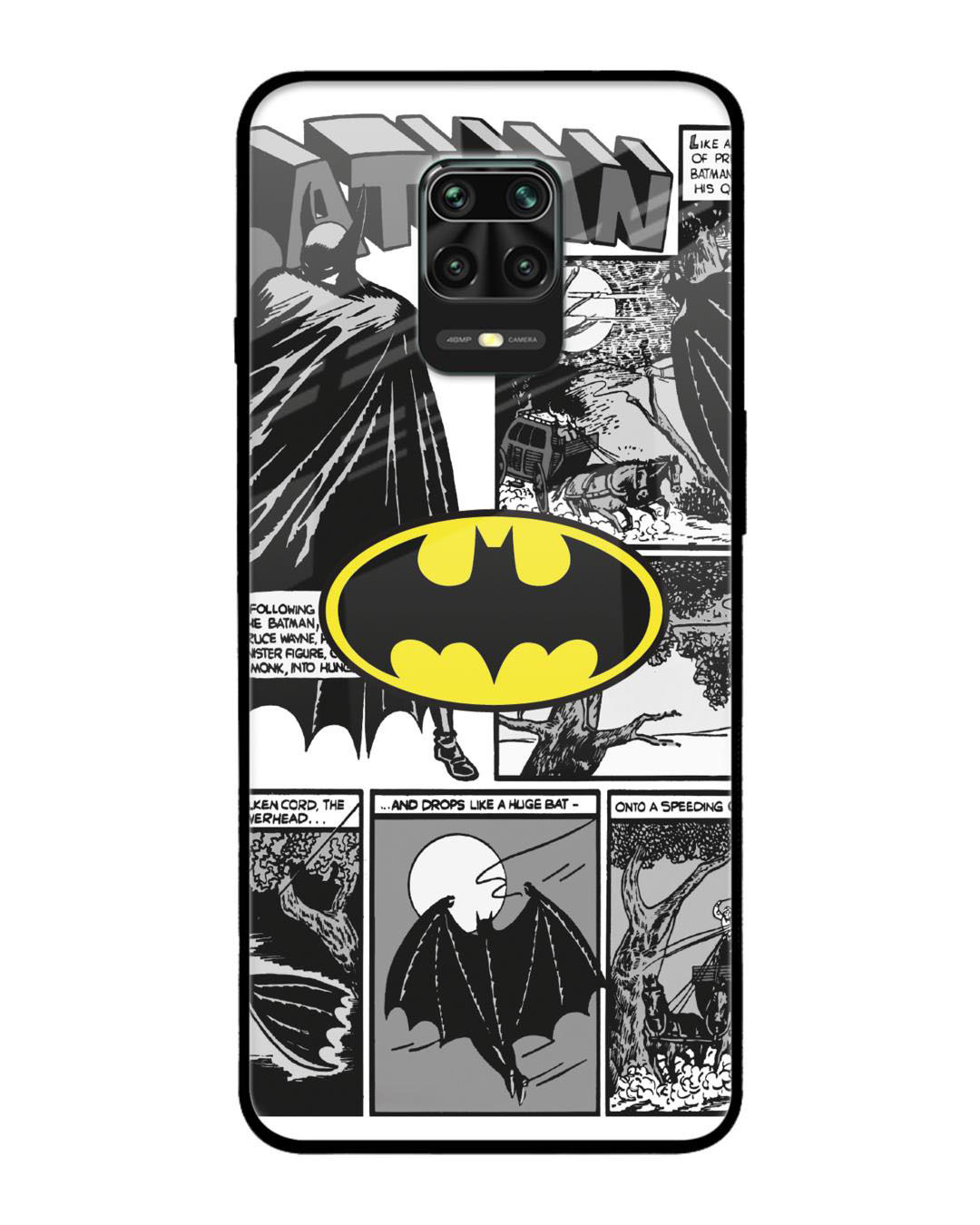 Buy Batman Hahaha Premium Glass Cover for Redmi Note 9 Pro Max Online ...