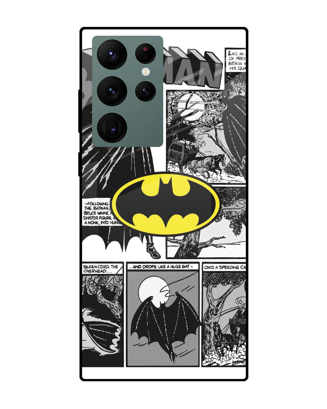 Buy Batman Hahaha Premium Glass Cover for Samsung Galaxy S22 Ultra 5G ...