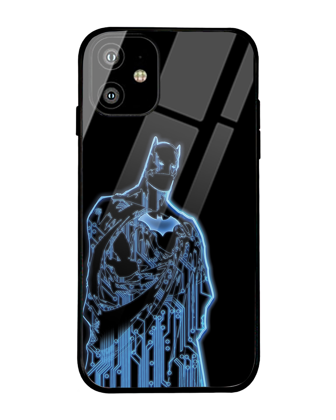 Buy Batman Technoverse Premium Glass Cover for Apple iPhone 12 Mini ...