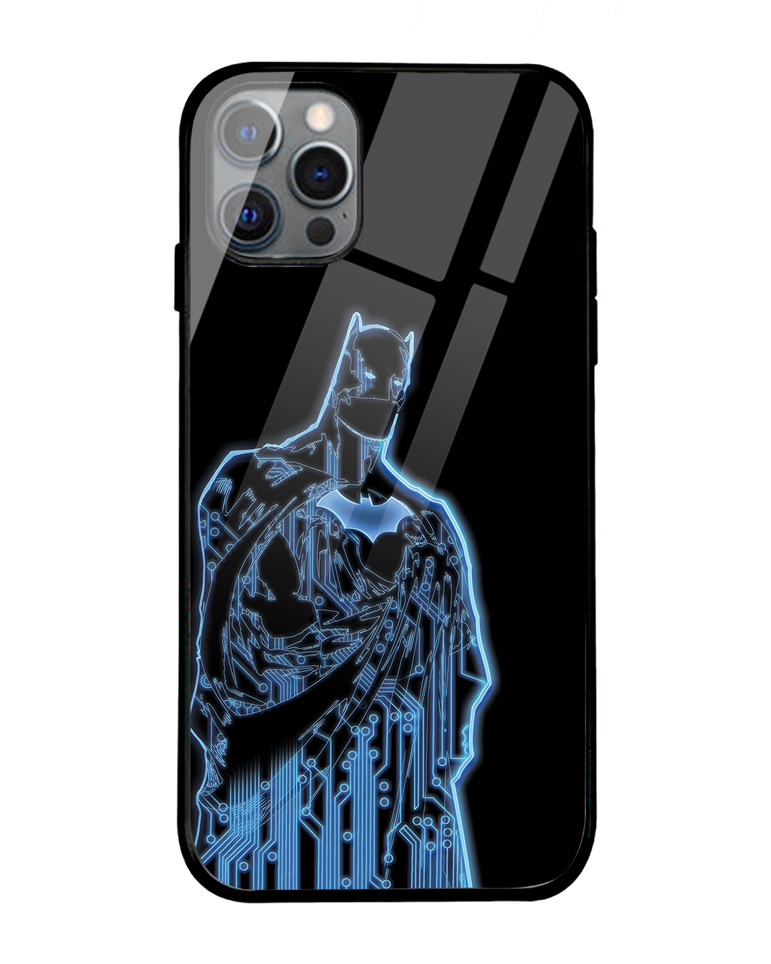 Buy Batman Technoverse Premium Glass Cover for Apple iPhone 12 Pro Max ...