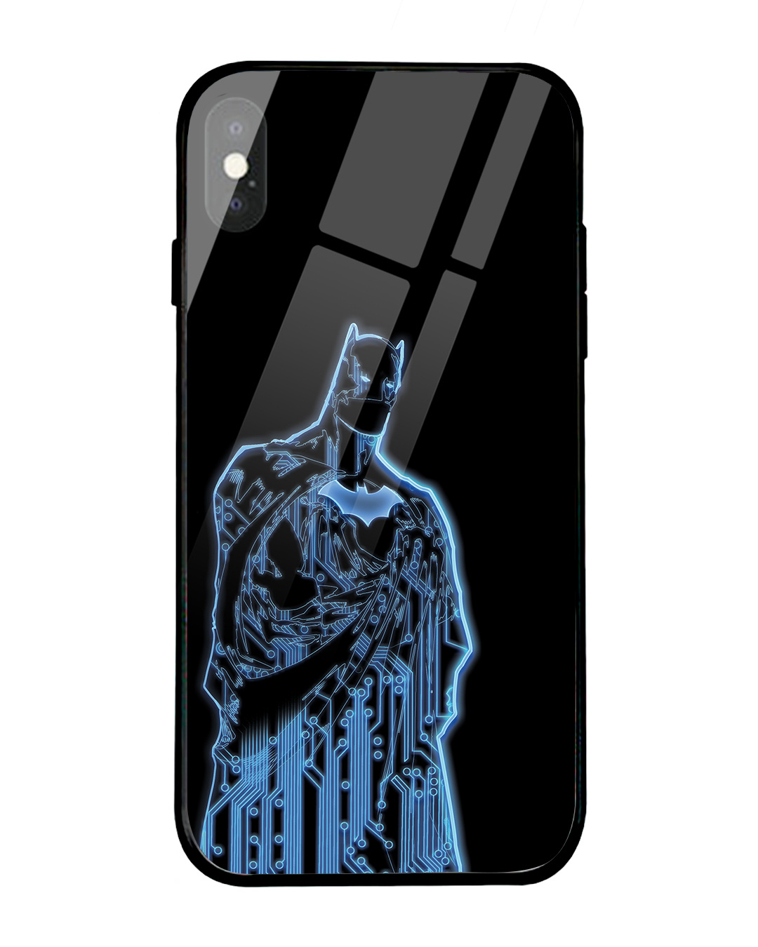 Buy Batman Technoverse Premium Glass Cover for Apple iPhone X Online in ...