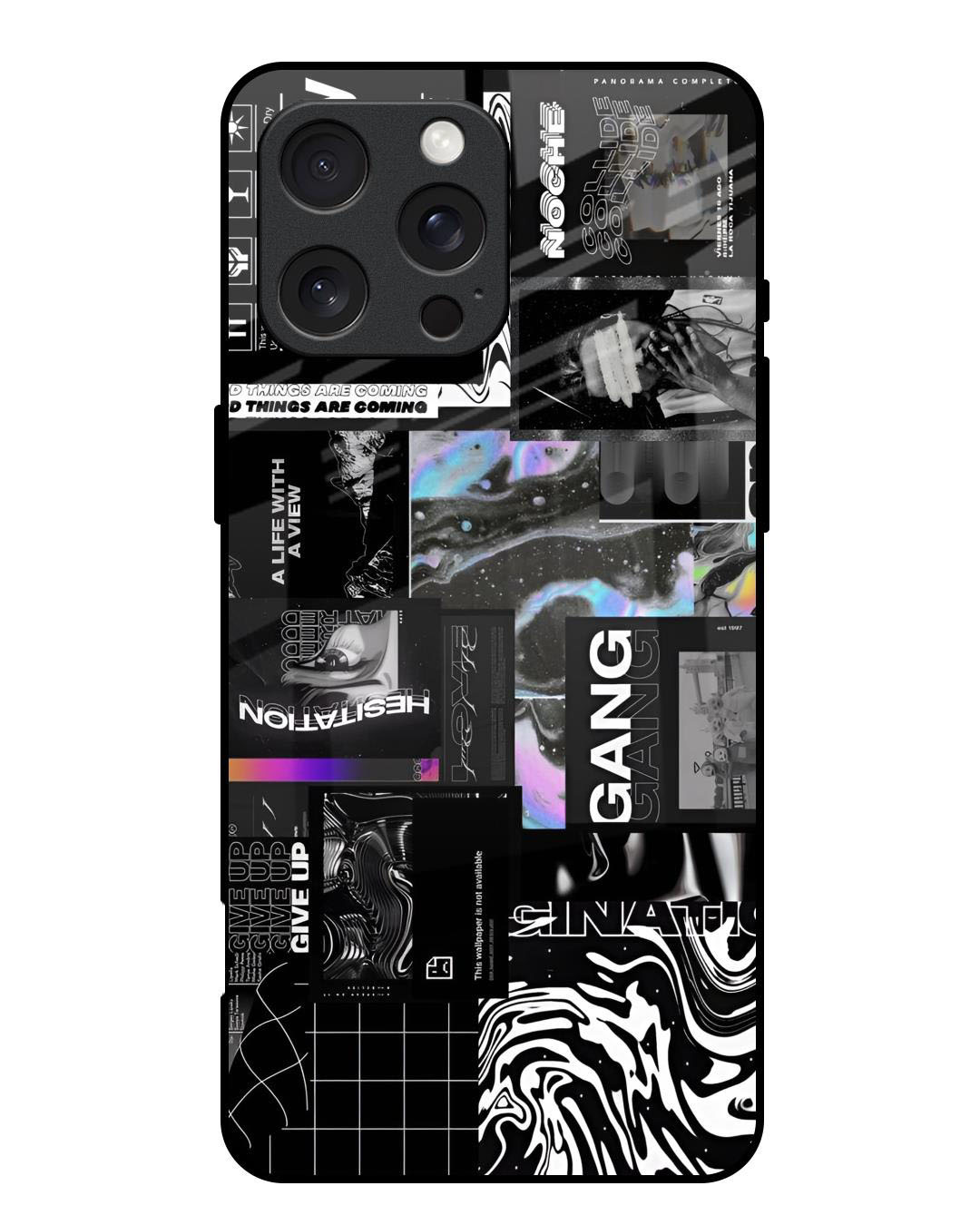 Buy Being Anxiety Premium Glass Cover for Apple iPhone 16 Pro Max ...