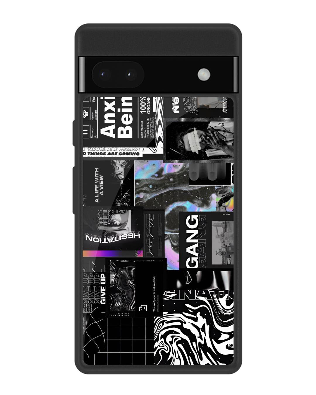 Buy Being Anxiety Premium Glass Cover for Google Pixel 6a (Shock Proof ...