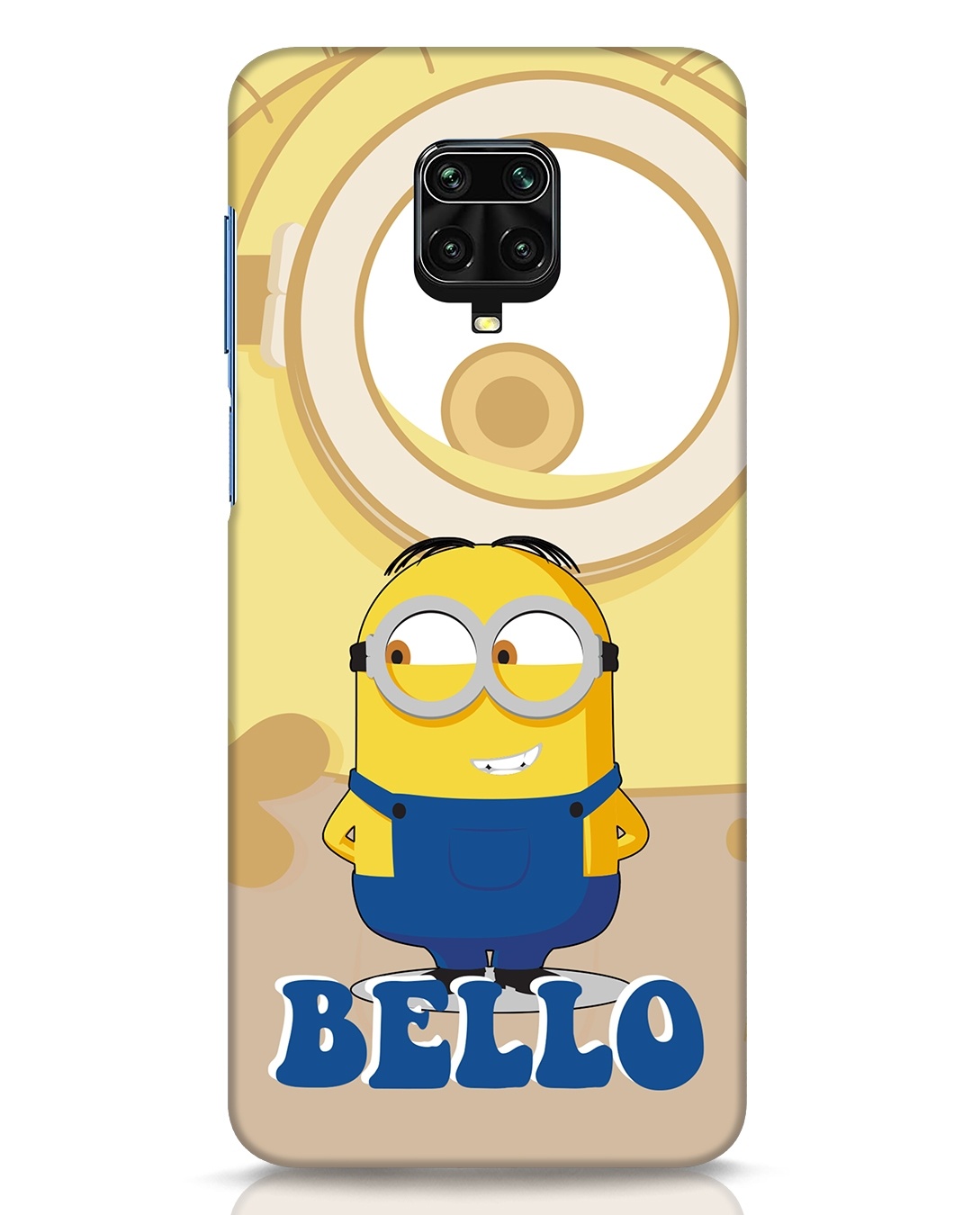 Buy Bellow Minion Printed Designer Hard Cover for Xiaomi Redmi Note 9 ...