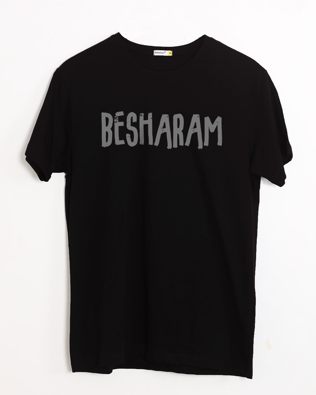 Buy Besharam Half Sleeve T-Shirt for Men Online at Bewakoof