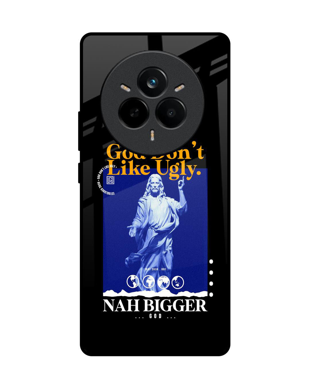 Buy Bigger God Premium Glass Cover for Realme 14 Pro 5G(Shock Proof ...