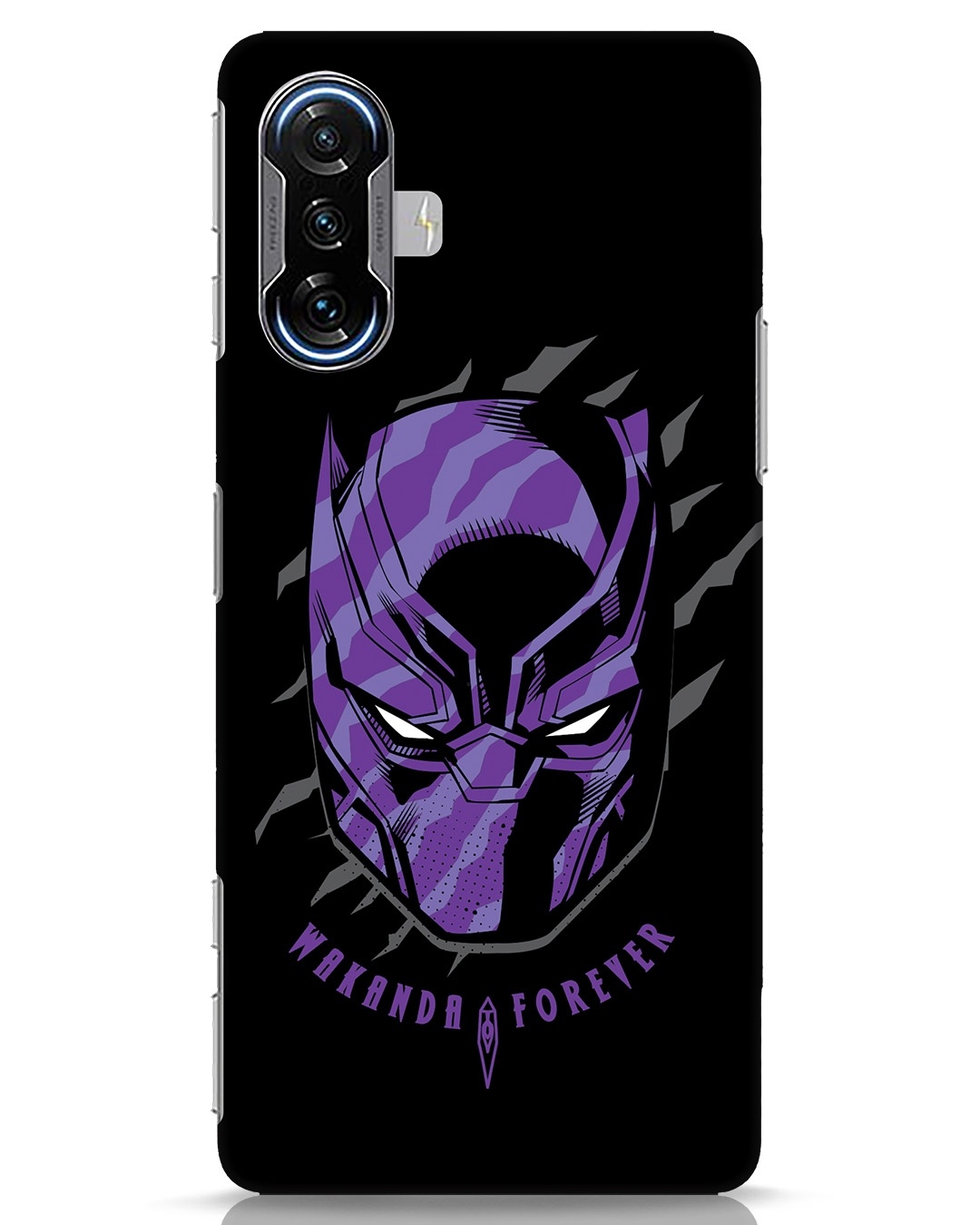 Buy Black Panther Mask Designer Hard Cover for Xiaomi POCO F3 GT Online ...