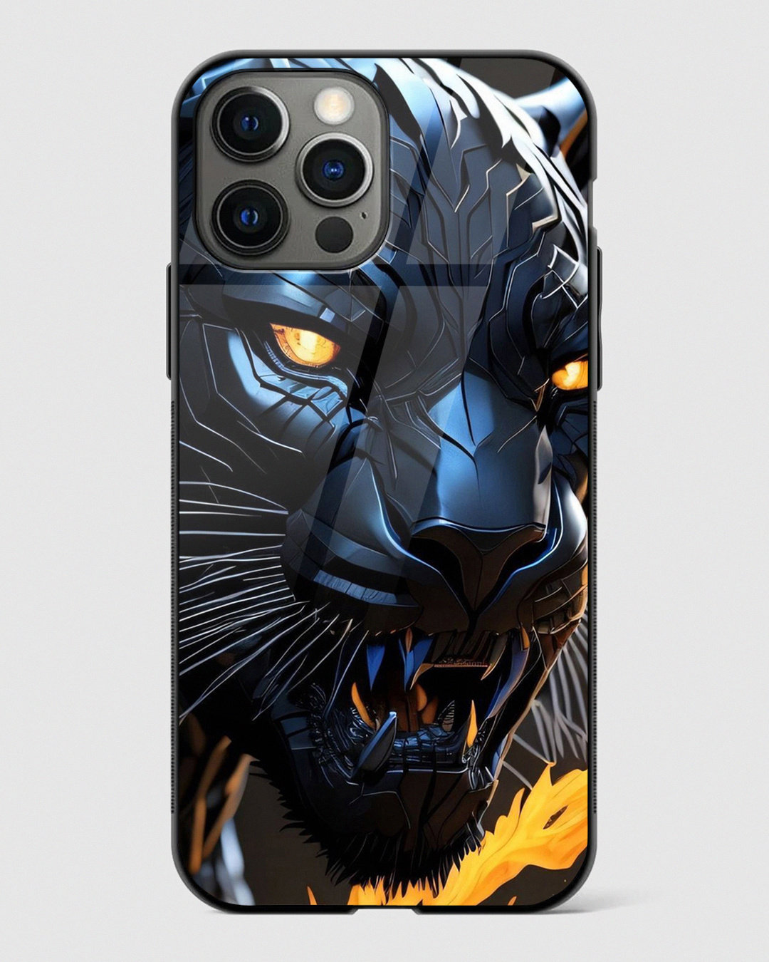 Buy Black Panther Premium Glass Case for Apple iPhone 15 Pro Max Online ...